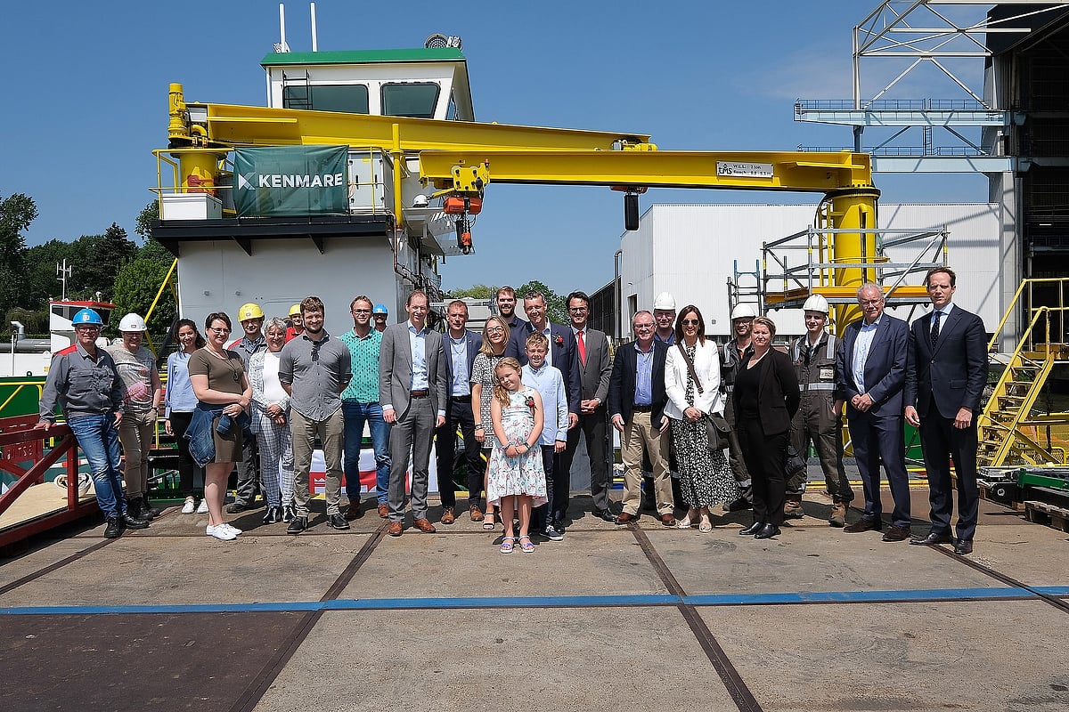 Kenmare christens mining cutter dredger