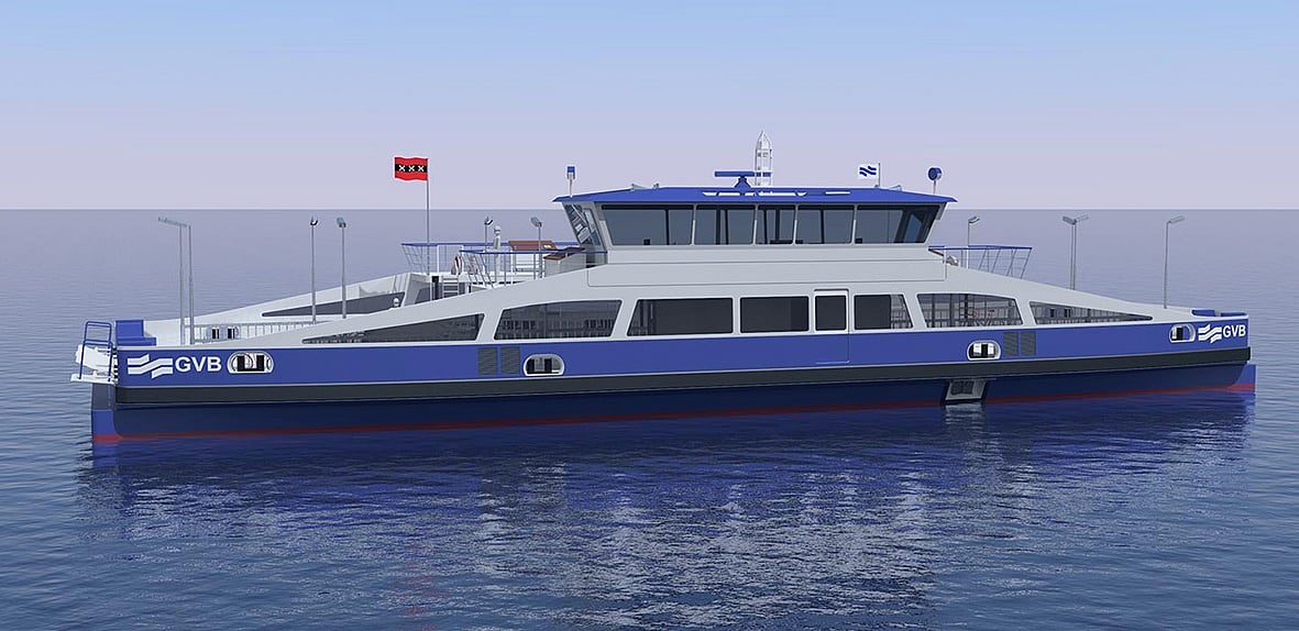 C-Job completes electric ferries concept for the City of Amsterdam