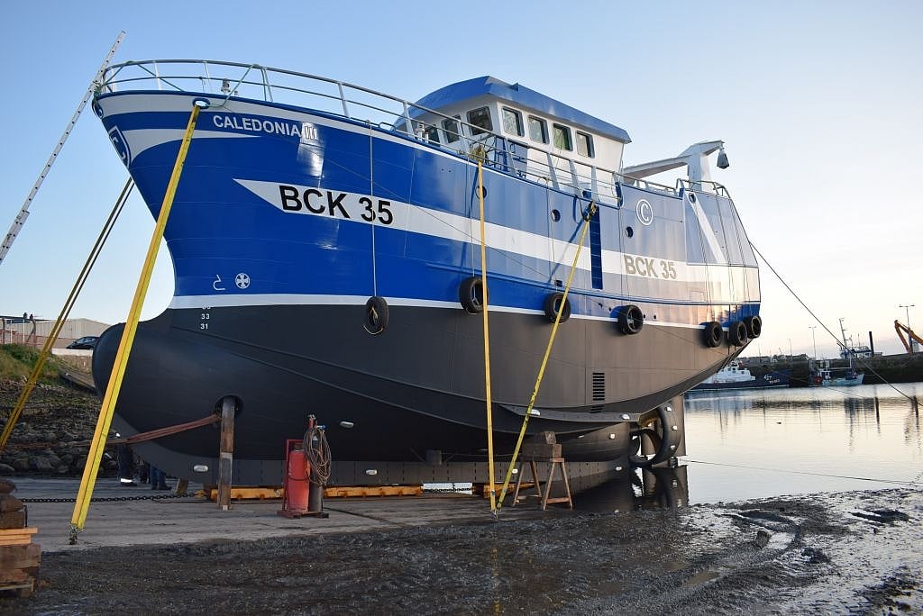 New fishing boat launched in Buckie