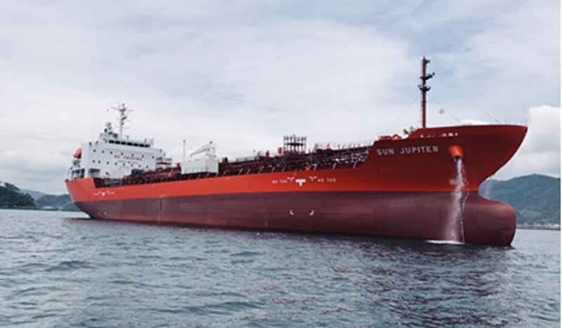 Usuki Shipbuilding completes chemical tanker for Shokuyu