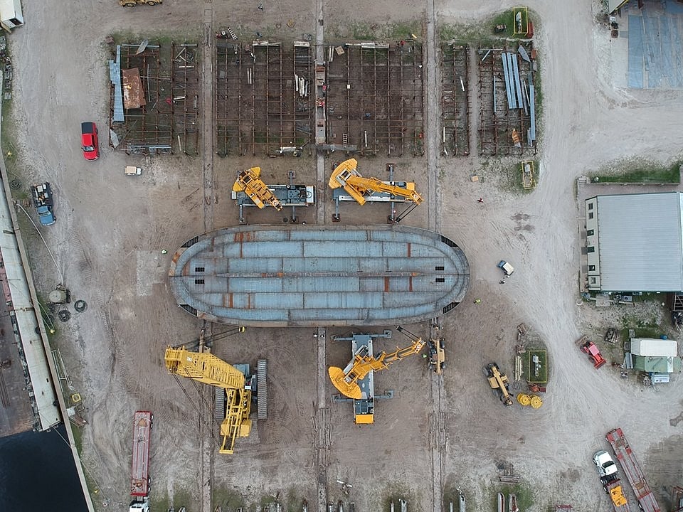 St. Johns Shipbuilding makes progress on Fisher Island ferries