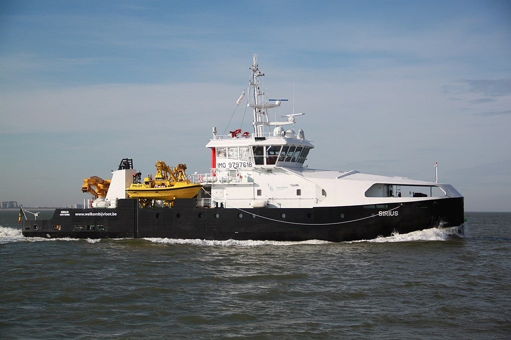 Multipurpose Sirius begins work for Belgian Government