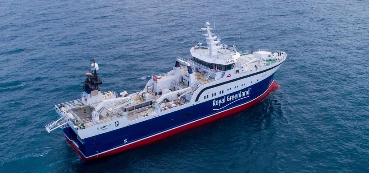 First of two trawlers in series delivered to Royal Greenland