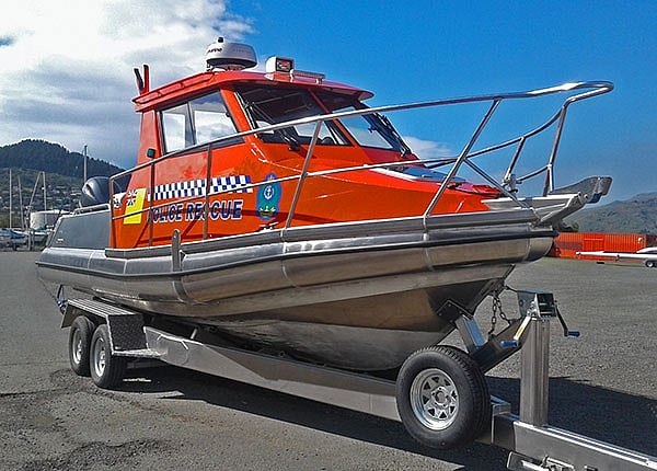 Niue’s first official search and rescue boat