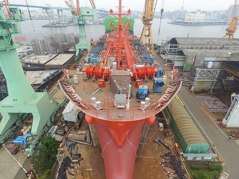 Fukuoka Shipbuilding to launch final one of four tankers for Utkilen