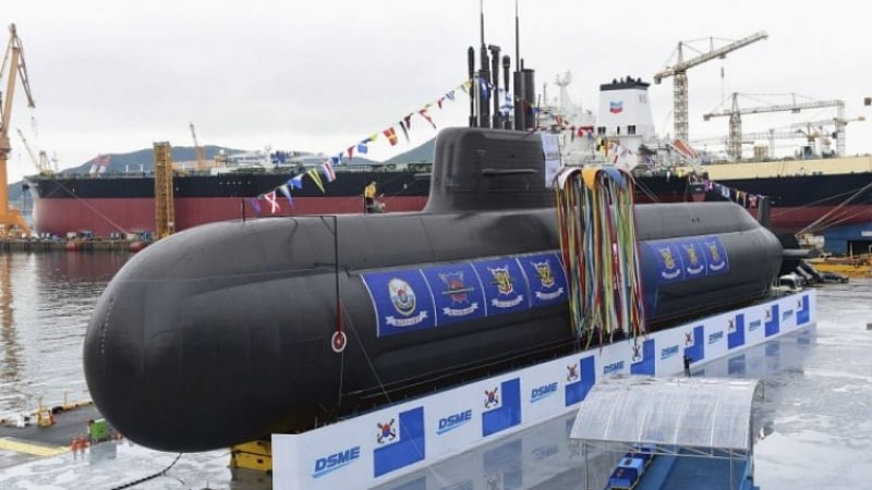 South Korea’s first KSS-3 submarine undergoes sea trials
