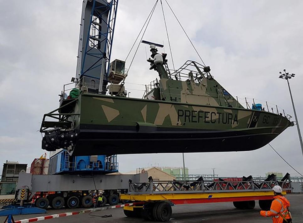 Israel Shipyards launches Argentine Shaldag-class patrol boat
