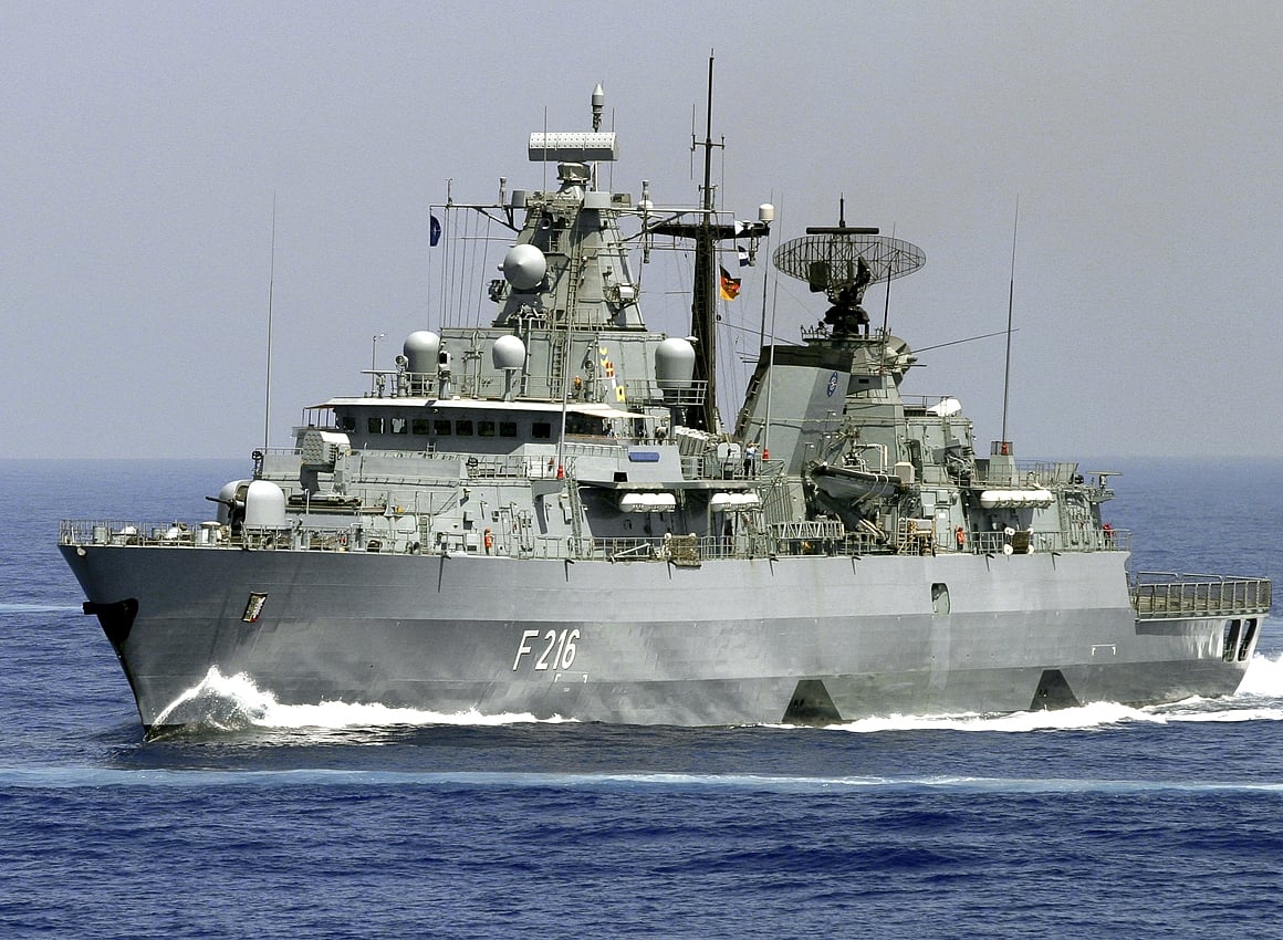 Fire breaks out on German Navy frigate Schleswig-Holstein