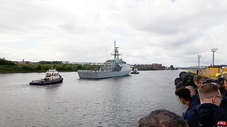 First Batch 2 River-class offshore patrol vessel heads out for trials