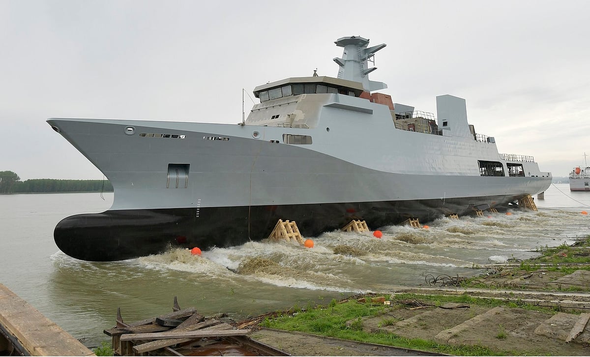 Damen launches first of two corvettes for Pakistan