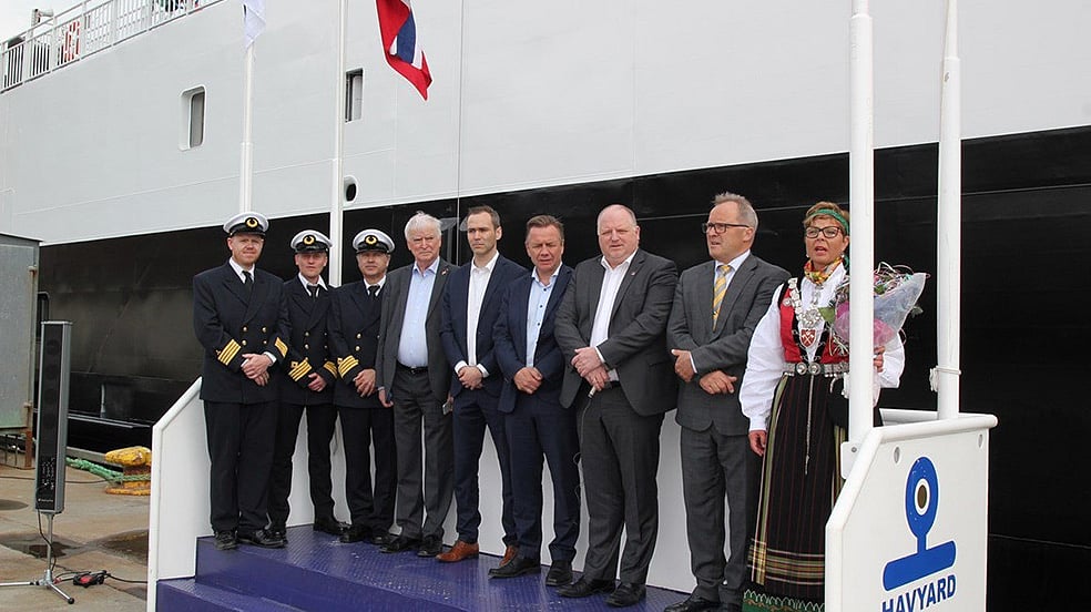 Fjord1 christens battery-powered ferry