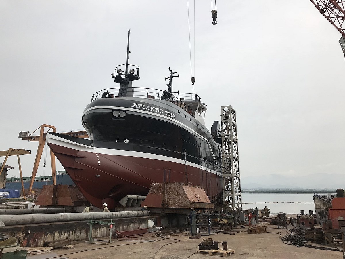 Ha Long Shipyard nears delivery of fishing trawler for Shipbuilding Asia