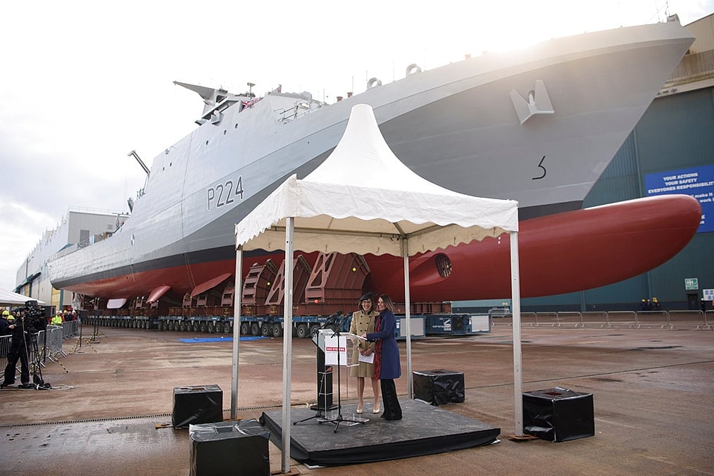 Royal Navy’s River-class OPV officially named