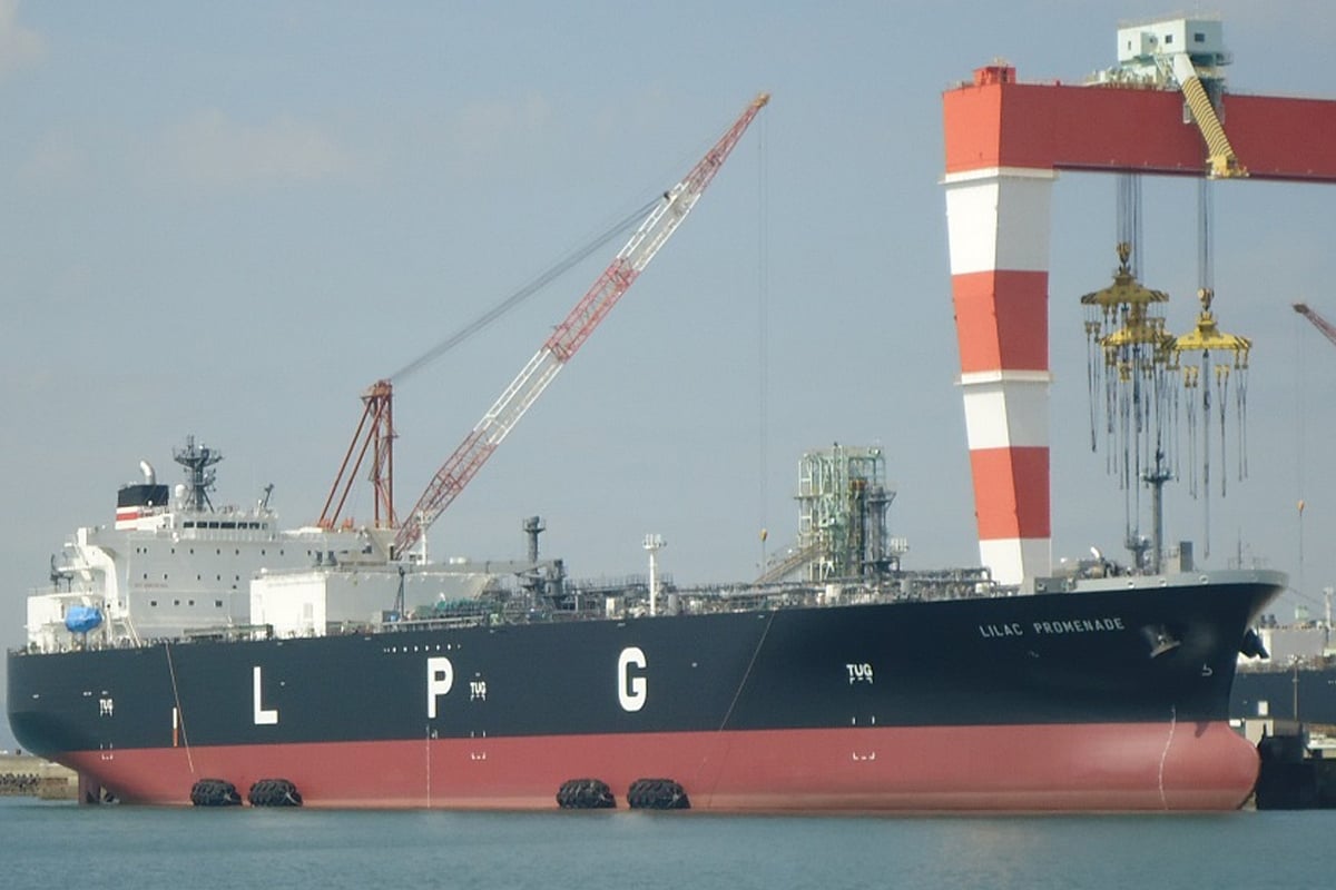 LPG tanker Lilac Promenade delivered