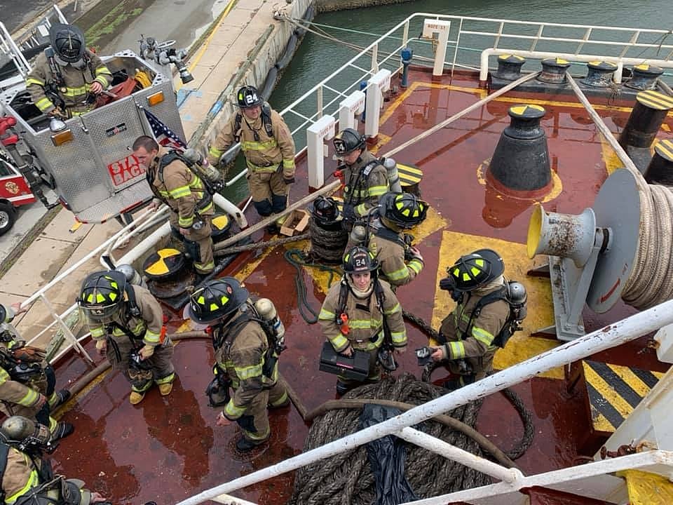 Fire breaks out on HK-flagged bulker in Morehead City, North Carolina