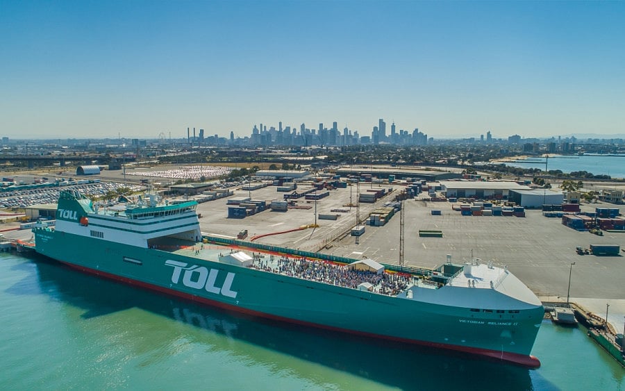 Toll unveils second new Australian ship in a week