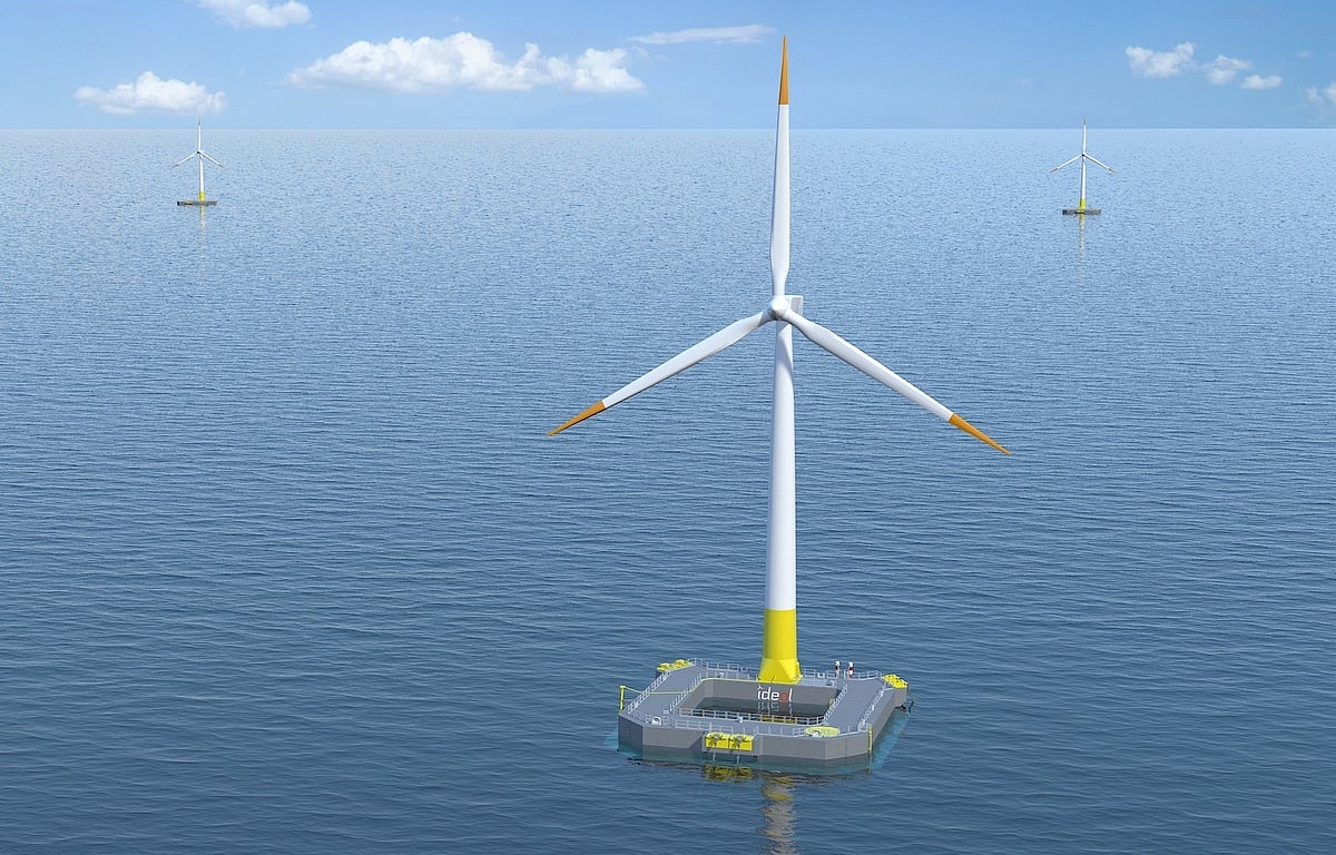 Moorings installed for first floating wind turbine in France