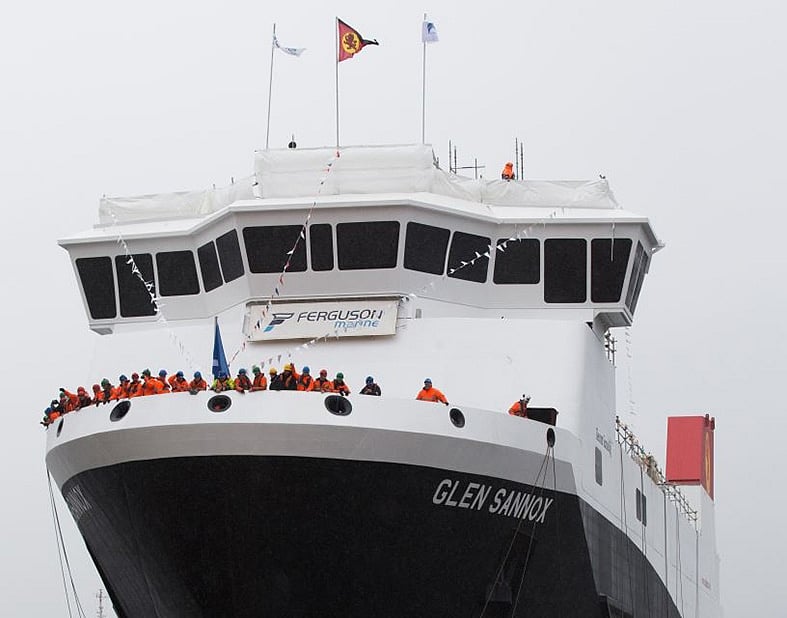Clyde River launch for UK’s first LNG ferry