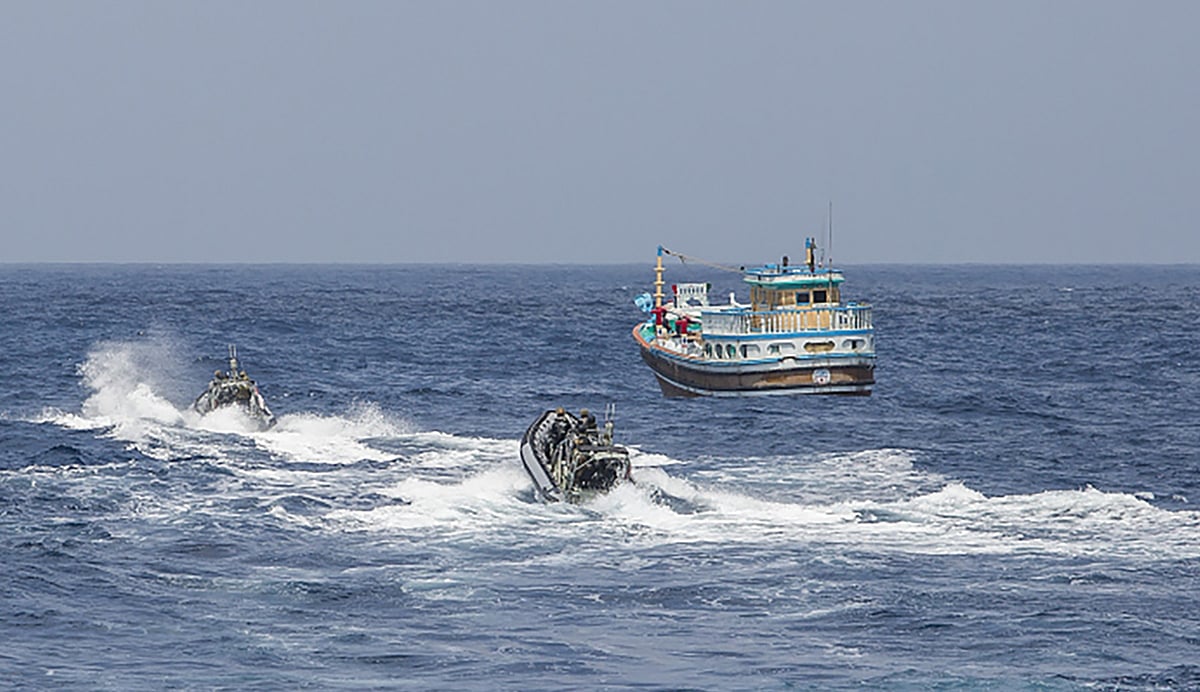 HMAS Warramunga lands 11th narcotics haul