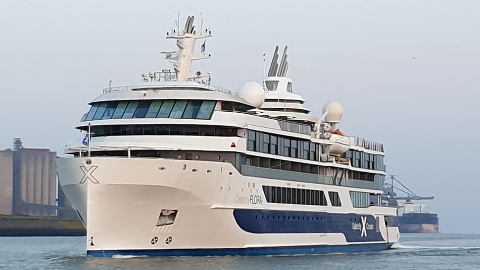 Shipyard De Hoop conducts sea trials of Celebrity Flora