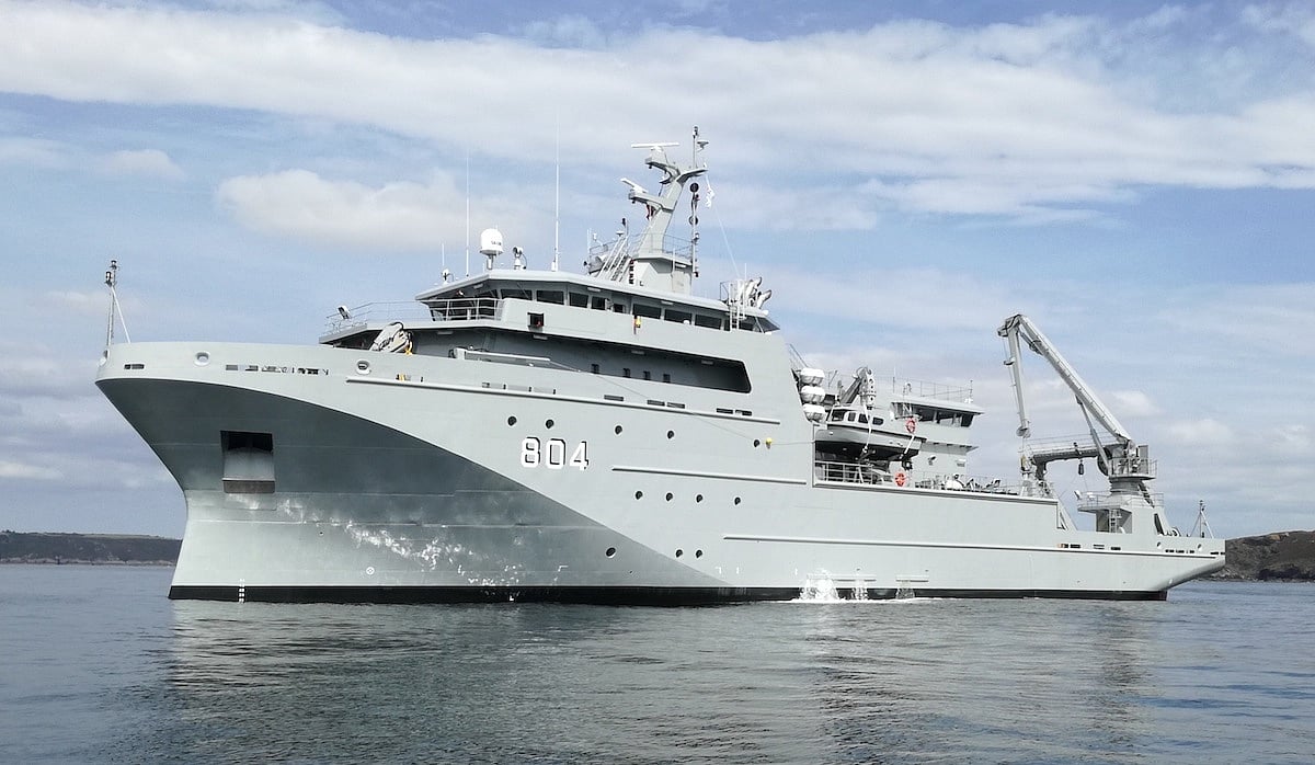 VESSEL REVIEW | Dar al Beida – Moroccan Navy’s new multi-role research ...