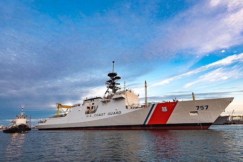 Shipyard launches US Coast Guard’s eighth NSC Midgett