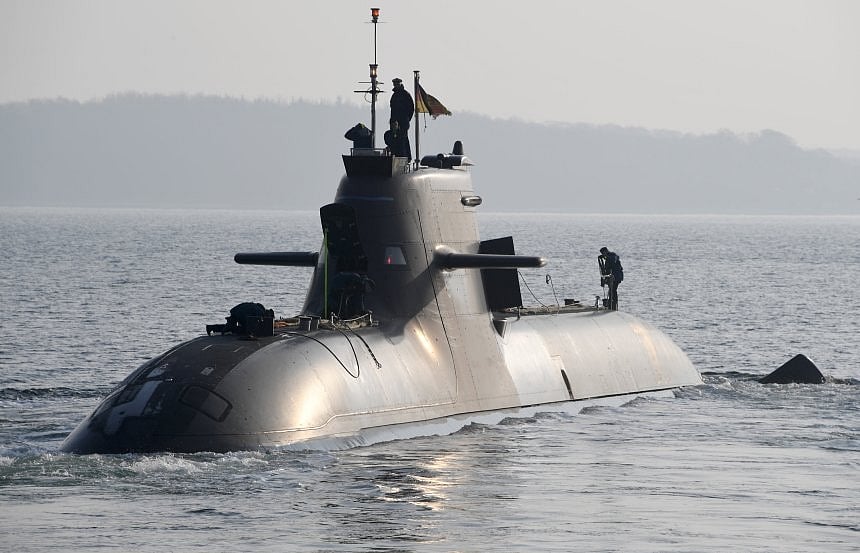German submarine runs aground after leaving port in Norway