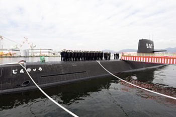 Japanese MOD receives ‘Jinryu’ submarine