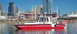 SeaArk delivers heavy-duty fire/rescue boat