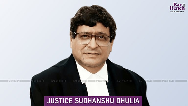 Supreme Court appoints Justice Sudhanshu Dhulia to chair committee for ...