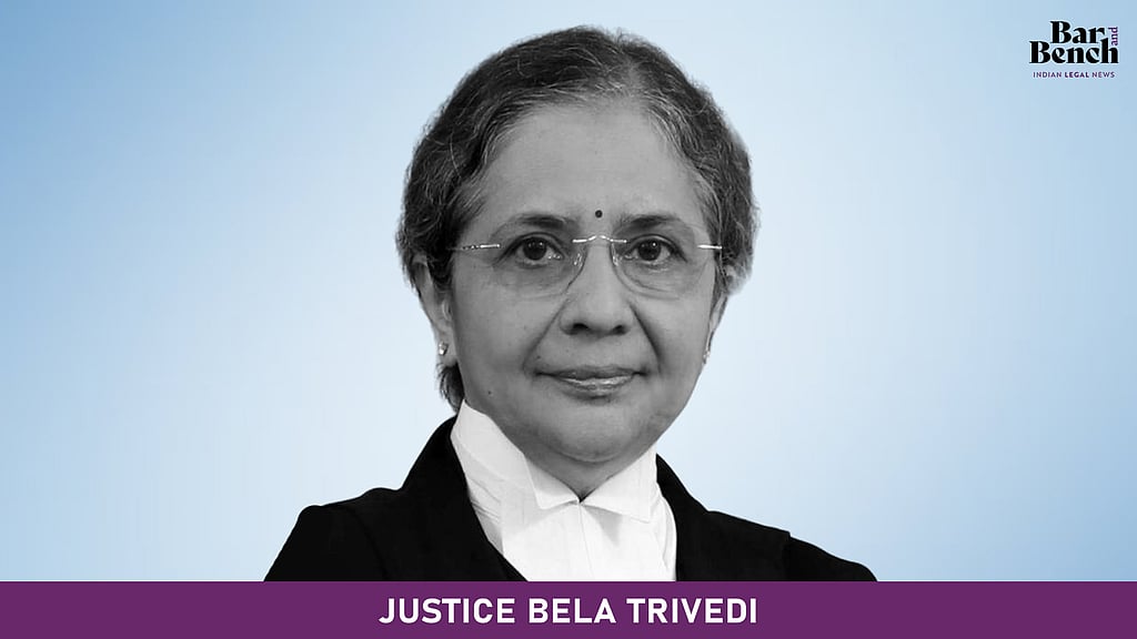 May 16 to be Justice Bela Trivedi's last day in the Supreme Court