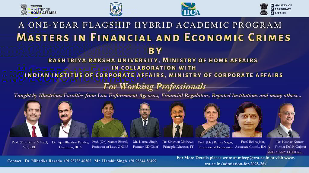 Masters in Financial and Economic Crimes for Working Professionals