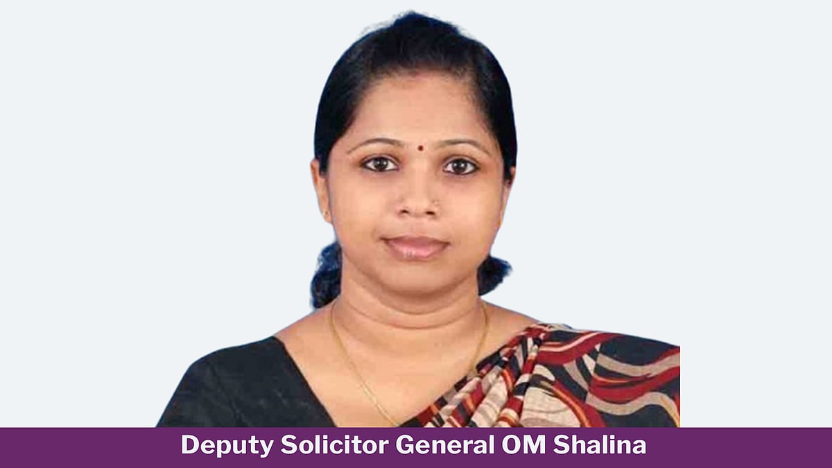 Advocate OM Shalina becomes first woman Deputy Solicitor General at ...