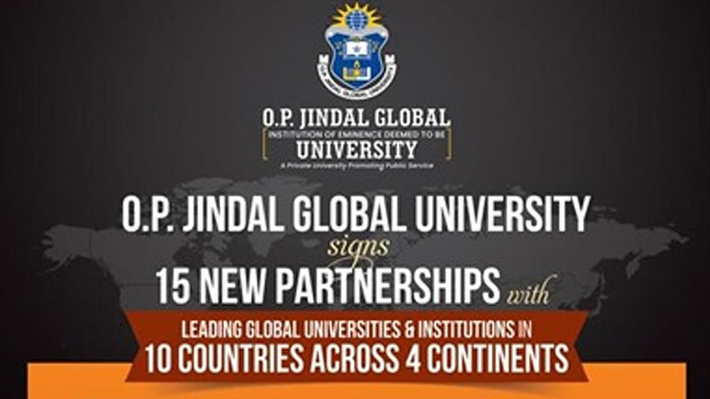 From India to the World: JGU signs 15 MoUs to bring affordable global ...