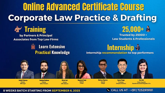 Learn Corporate Law Practice and Drafting from Top Law Firm Partners at ...