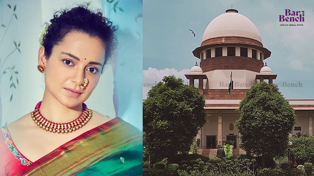 "You added spice": Supreme Court denies relief to Kangana Ranaut in ...