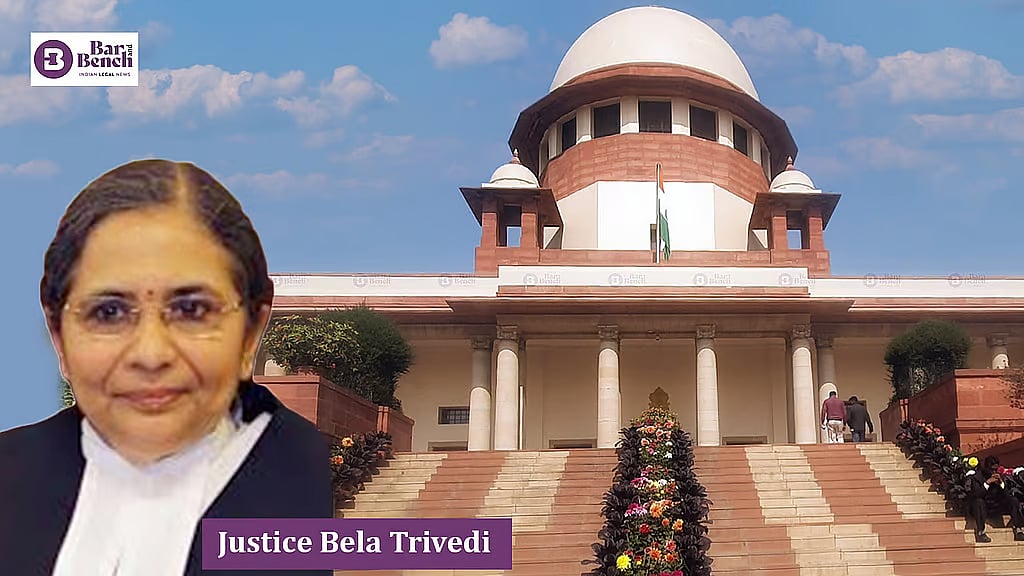 Let accused stay in custody to reduce weight: Justice Bela Trivedi of ...