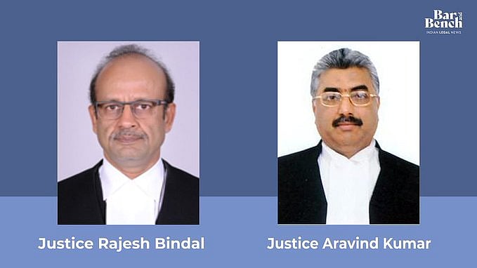 Collegium recommends elevation of Justices Rajesh Bindal and Aravind ...
