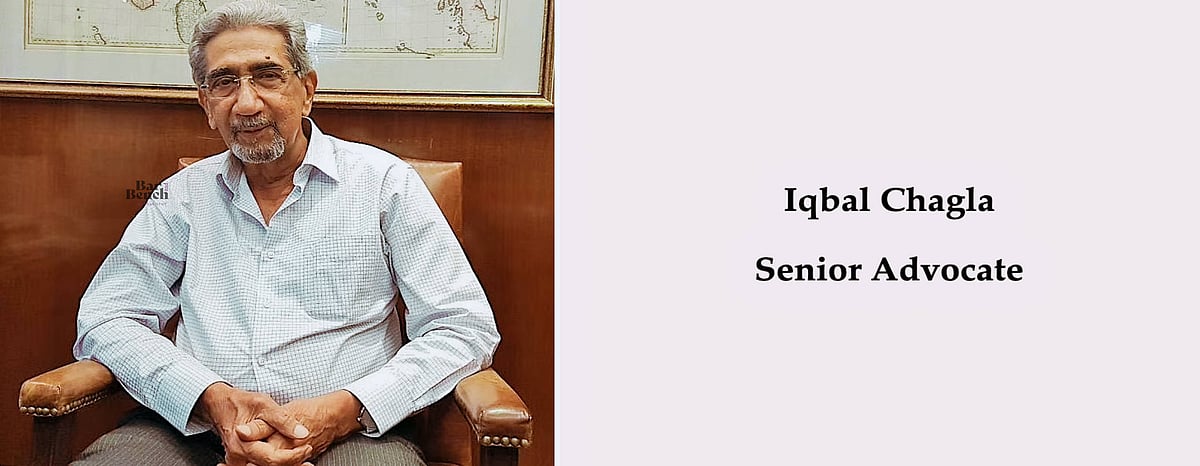 The #BombaySeniors: In Conversation with Senior Advocate Iqbal Chagla ...