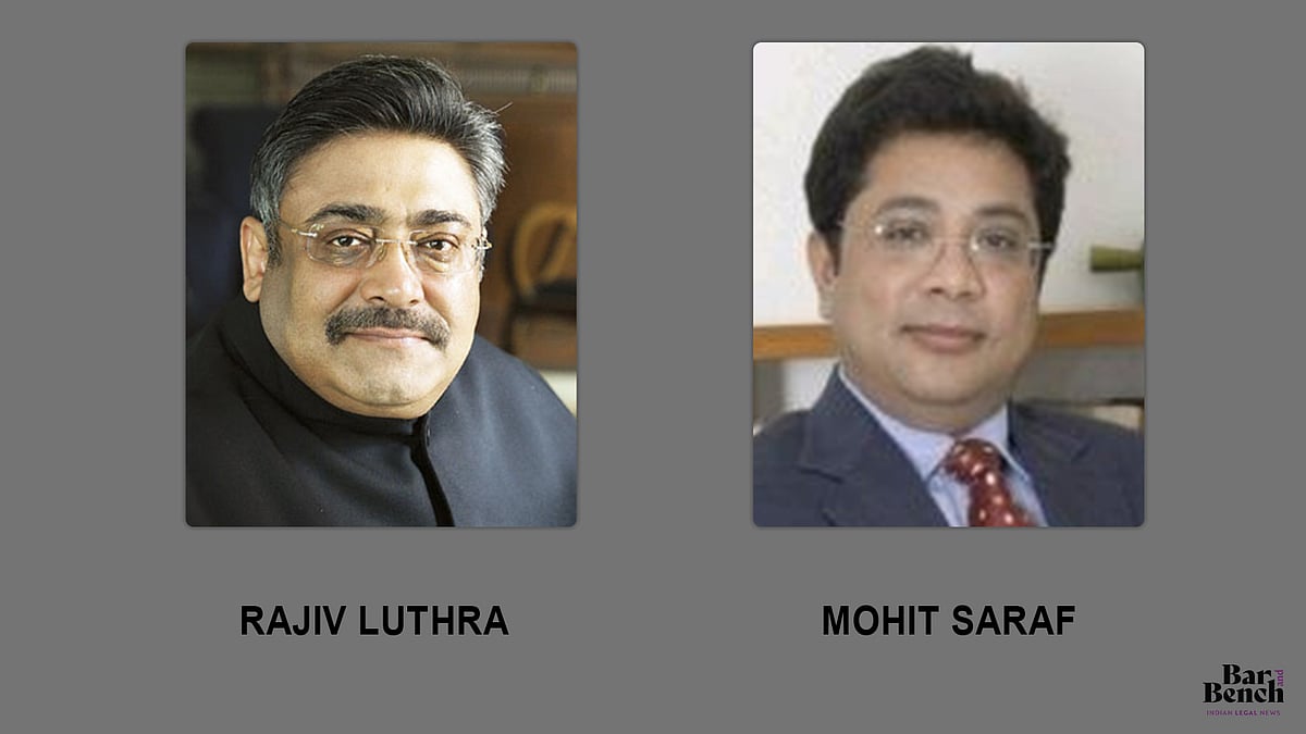 Rajiv Luthra, Mohit Saraf begin mediation before Senior Advocate Sriram ...