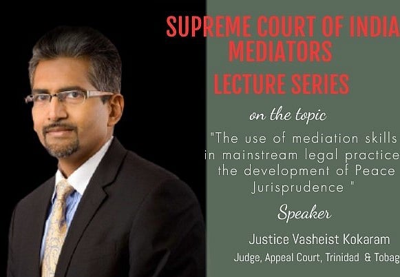 Webinar Alert: Justice V Kokaram on the development of Peace ...
