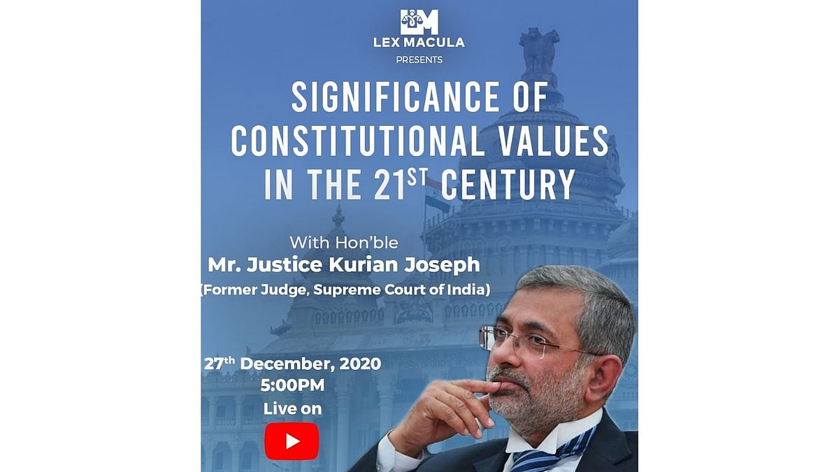 Webinar Alert: Kurian Joseph J. on the significance of Constitutional ...