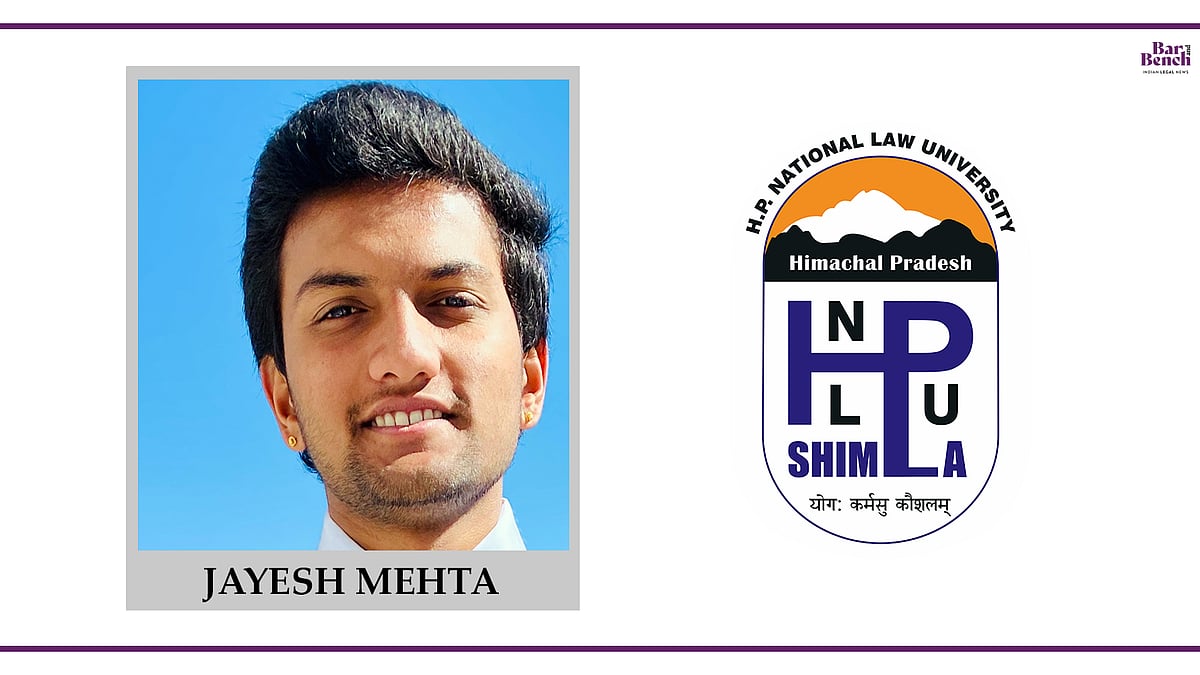 Know your Campus Ambassador: Jayesh Mehta, HPNLU