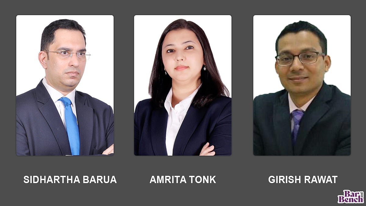 Amrita Tonk, Sidhartha Barua and Girish Rawat join L&L Partners