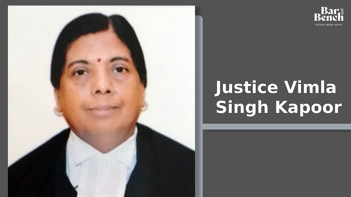 Justice Vimla Singh Kapoor of Chhattisgarh High Court made permanent judge [Read Notification]