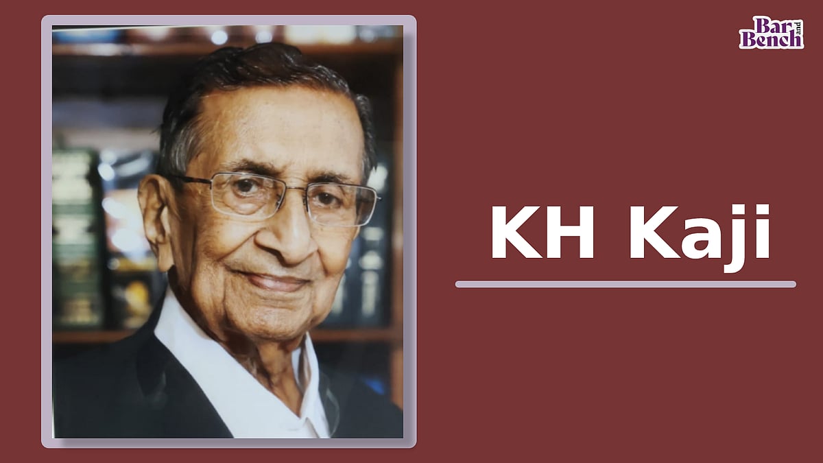 In passing of KH Kaji, country loses an eminent lawyer, a great human being