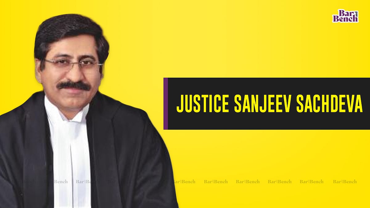 Justice Sanjeev Sachdeva appointed Acting Chief Justice of MP High Court