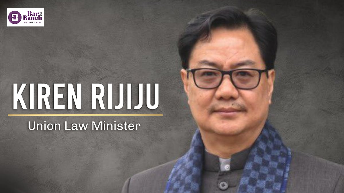 Law Minister Kiren Rijiju writes to High Court Chief Justices about ...