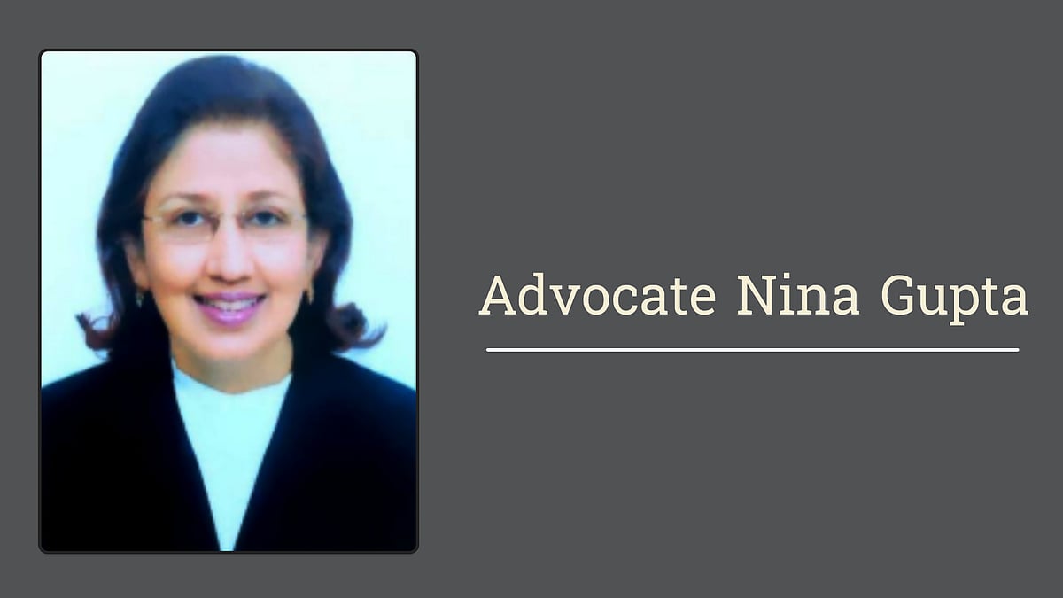Nina Gupta elected to Supreme Court Gender Sensitization & Internal ...