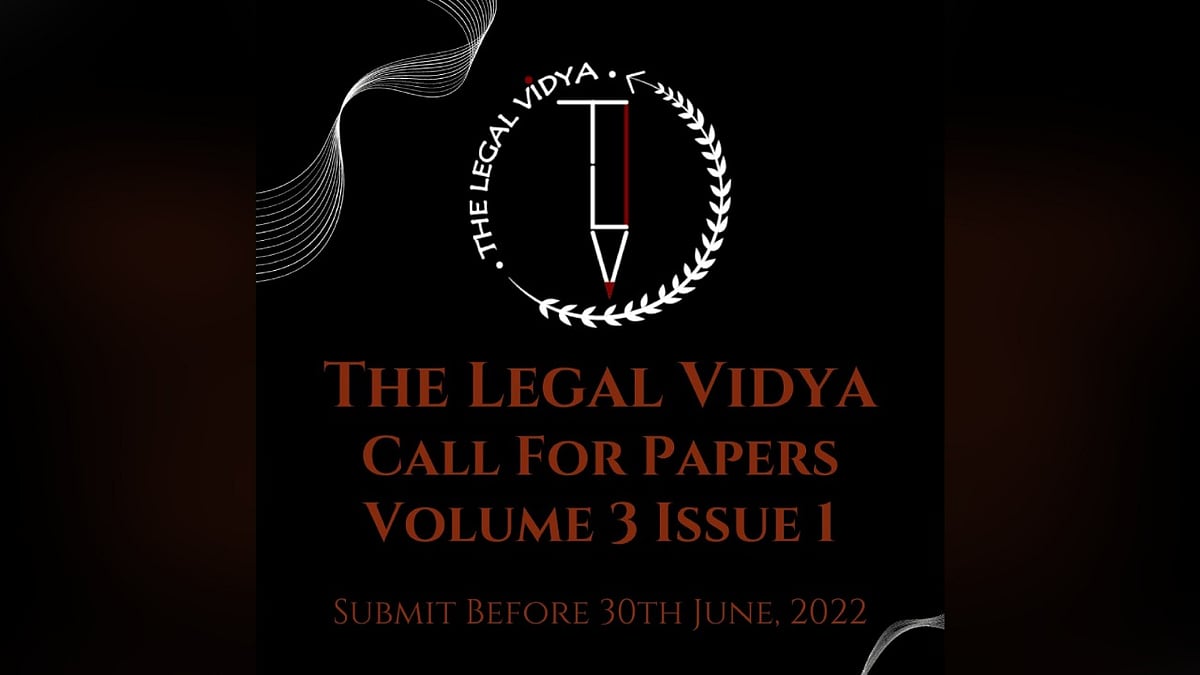 Call for Papers: The Legal Vidya (Submit by 30 Jun)